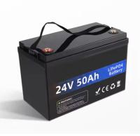 China 24V 50Ah LiFePO4 Lithium Battery Pack Fast Charge 3500 Cycles Solar Storage for sale