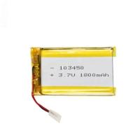 China 103450 Ultra Thin Lipo Battery 3.7V 1800mAh Rechargeable Lithium Polymer for LED Lights and Electronics for sale