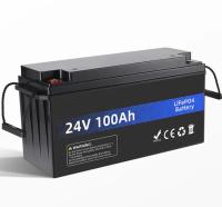 China 24V 100Ah Deep Cycle LiFePO4 Lithium Ion Battery Pack for Solar System for sale