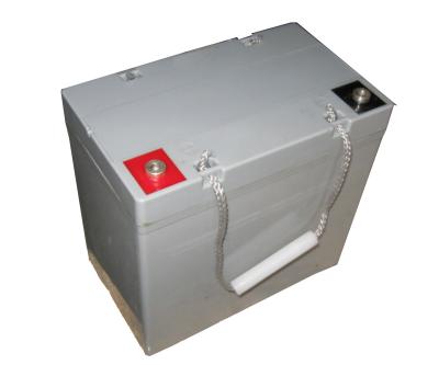 China 12V50AH Industrial VRLA Battery with 10-Year Design Life, 230x138x213mm Dimensions and 500A Max Discharge Current for sale