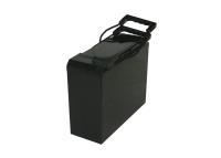 China Front Terminal AGM Battery 12V55AH with 12-Year Design Life and 6.3 mΩ Internal Resistance for Telecom Racks for sale