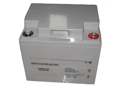 China 12V38AH Solar Deep Cycle Gel Battery - 12 Year Design Life, -40℃ to 60℃ Operating Range, Maintenance Free for sale