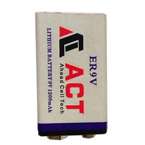 China ER9V Light Weight Lithium Thionyl Chloride Battery 1200mAh 10.8V with 2.0V Cut Off Voltage for sale