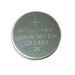China CR2450 3V LiMnO2 Lithium Battery 620mAh 24.5mm Diameter for Fire Control Systems and Industrial Electronics for sale