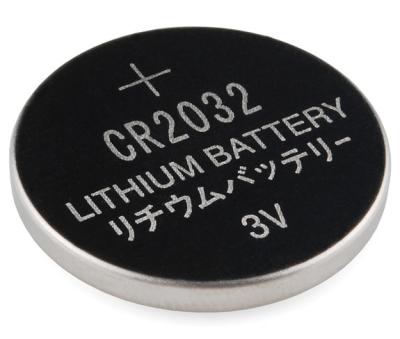 China CR2032 3V Lithium Coin Battery -40℃ to 85℃ Operating Temperature Range with 1-Year Warranty for sale