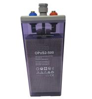 China 2V500Ah OPzS Deep Cycle Tubular Plate Battery with 20+ Year Life and 500Ah Capacity for sale