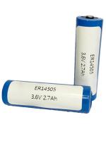 China ER14505 3.6V 2700mAh Lithium Thionyl Chloride AA Battery - High Capacity Industrial Power Cell for sale