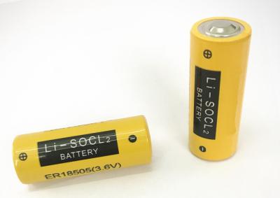 China ER18505 3.6V 4000mAh Lithium Thionyl Chloride Battery - A Size 18.5×50.5mm Industrial Grade for sale