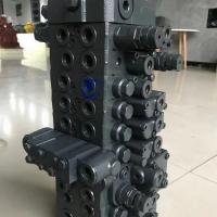 China Komatsu PC55MR-3 D-375A Excavator Main Control Valve 723-18-18200 723-18-18201 for sale