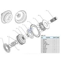 China MAG-18 MAG-27 Travel Motor Parts , Msg-18 Msg-27p Msg-44 Final Drive Parts And Repair for sale