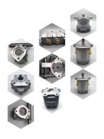 China SK75 YC85 LG907 E308 SK60-7 Excavator Hydraulic Pump K3SP36C Gear Pump for sale