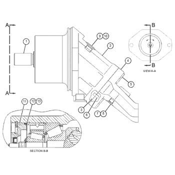 China 159-7162 0R4613 For TQCAT Track D8R, D8R II   hydraulic  MOTOR GP-PISTON  Aftermarket Original ROTATING GP-MOTOR for sale