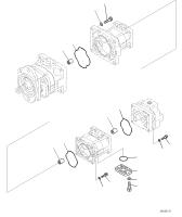 China 705-56-36051 705-56-36050 705-38-30060 For Komatsu WHEEL LOADER WA320-6 Hydraulic  PUMP GP-PISTON Gear Pump Aftermarket for sale