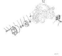 China 708-1H-00261 708-1H-01261 708-1H-04270 For Komatsu Bulldozer  D375A-8 Hydraulic Main Pump  Original WORK EQUIPMENT PUMP for sale
