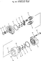 China 705-12-32110 For Komatsu Bulldozer D37PX-21 D37EX-21 D31S-17 D31PX-21 Hydraulic  Pump  Aftermarket Piston pump for sale