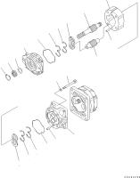 China 705-52-30A00 705-14-32731 For Komatsu Bulldozer D155A-6 D155AX-6 Hydraulic Pump Piston pump  Aftermarket for sale