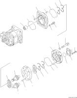 China 705-52-30A00 705-14-32731 For Komatsu Bulldozer D155A-6 D155AX-6 Hydraulic Pump Piston pump  Aftermarket for sale