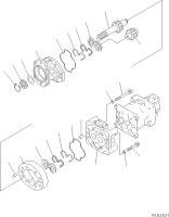 China 705-32-37430 705-32-27540 705-32-43210 For Komatsu D375-3 Bulldozer Hydraulic Main Pump  Original WORK EQUIPMENT PUMP for sale