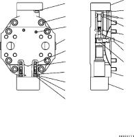 China 417-18-31201 417-18-31202 417-18-31203 For Komatsu WHEEL LOADER WA200-5 WA200PT-5 Hydraulic Motor HST PUMP for sale