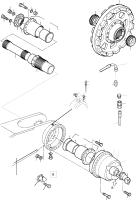China 65489140 For Komatsu Excavator PC3000-6 4000-6 7000-6 8000-6 Hydraulic TRAVEL MOTOR Drive Motor for sale