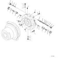 China 21N-60-34100 21N6034100 For Komatsu PC1250-8 1250SP-8 Excavator Hydraulic Drive Motor Aftermarket for sale