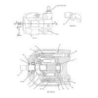 China 2021335 202-1335 CA2021335 10R-0544 For TQCAT 627G 637G 623G 621G 631G WHEEL TRACTOR  Hydraulic Main Pump Piston Pump PUMP ASSY Aftermarket for sale