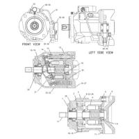 China 215-2876 CA2152876 2152876 For TQCAT 420D 430D BACKHOE LOADER Hydraulic Main Pump Piston Pump PUMP ASSY PUMP GP-PISTON Aftermarket High quality Original for sale