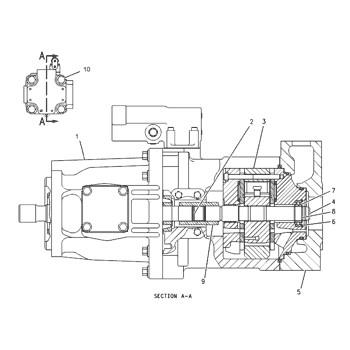 China 1200140 CA1200140 120-0140 For TQCAT 928G 928H 928HZ IT28G Wheel Loader Hydraulic Main Pump Piston Pump PUMP ASSY PUMP GP-PISTON  Aftermarket High quality Original for sale