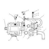 China 1342947 134-2947 CA1342947 10R0857 For TQCAT TH103 Telehandler Hydraulic Main Pump Piston Pump PUMP ASSY PUMP GP-PISTON Aftermarket High quality Original for sale