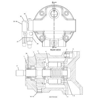 China 244-2228 CA2442228 2442228 10R8700 For TQCAT 420D 430D Backhoe Loader Hydraulic Main Pump Piston Pump PUMP ASSY PUMP GP-PISTON Aftermarket High quality Original for sale