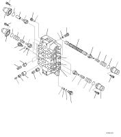 China PC1250LC-8 PC1250-8 PC1250SP-8 PC1250-8R Excavator Hydraulic Main Control Valve NO.3 Construction Machinery Parts for sale