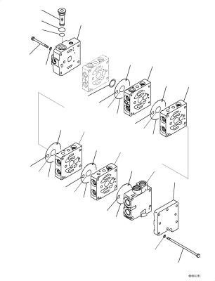 China 7231413300 Master Control Valve For Komatsu D39EX-22 D39PX-22 D31EX-22 D31PX-22 D37EX-22 BULLDOZERS Aftermarket Parts for sale