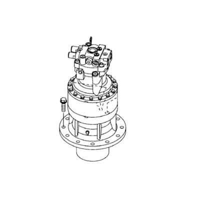 China KRC10010 SWING DEVICE ASSY / SWING GEARBOX / SWING REDUCTION GEARA FOR CASE SH200-5 CX210C CX210B EXCAVATORS PARTS AFTERMARKET ORIGINAL for sale