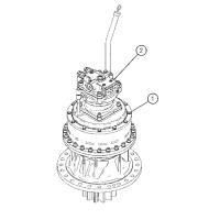 China 4509350 4509351 2332530 3640983 2095895 For TQCAT 390 330D 336D 340D Hydraulic Swing Motor Swing Reduction Swing Reducer Swing Gearbox Swing Device (rear) Aftermarket Original Excavators Parts for sale