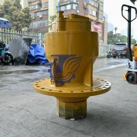 China Heavy Duty Swing Motor Assembly 547-9727 591-0774 For Cat E395 395F Excavator | Complete Rotary Gearbox Drive for sale