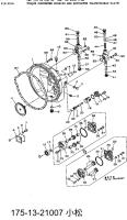 China Genuine Torque Converter 17A-13-00110 (17A1300110) For Komatsu D155A-3 Bulldozer Transmission Assembly for sale