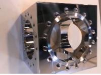 China SS304 CNC Precision Machined Components CF50 6 Way Cross Vacuum Square for sale
