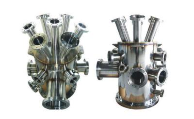 China Custom F304L 316L PVD Cavity Welding UHV Vacuum Chamber 1000mm for sale
