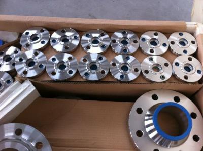 China S32750 Super Duplex Weld Neck Pipe Flange 150# 3 Inch S40S for Desalination Plant for sale