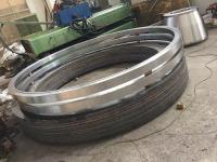 China Duplex Stainless Steel Tank Flange 1.4462 S32750 Forging Parts for Pulping Printing for sale