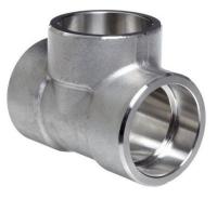 China 1/8 Nickel Alloy Butt Weld Tee Fitting MSS SP-43 SP-95 Class 150-2500 for sale