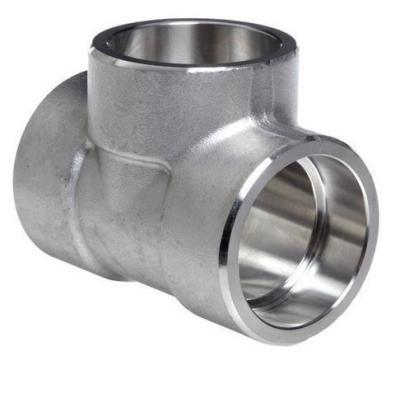 China 1/8 Nickel Alloy Butt Weld Tee Fitting MSS SP-43 SP-95 Class 150-2500 for sale