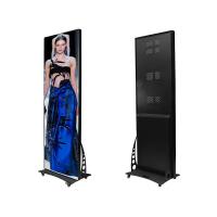 China P2.5 Portable Digital Signage Display 3840Hz WiFi 4G USB Floor Standing LED Screen for sale