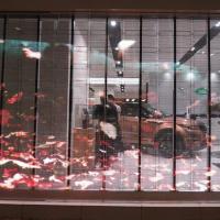 China HD Transparent LED Screen P3.91 Curtain Display 70% Transparency 1000x500mm Cabinet for sale