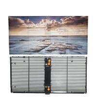 China P3.91-7.82 Full Color See Through LED Display 1000x500mm High Transparency 70% for Storefront Advertising for sale