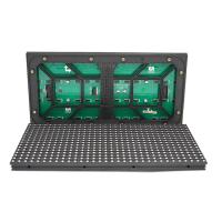 China P10 Outdoor Monochrome LED Display Module 320x160mm Signboard Screen 10000 Dots for sale