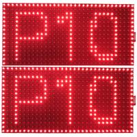 China P10 Outdoor Monochrome LED Display Module 320x160mm Signboard Screen 10000 Dots for sale