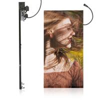 China SMD3535 LED Glass Screen Hologram Mesh Display 25mm Module CE FCC IP65 for sale