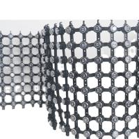 China P30 P40 P50 LED Mesh Screen Transparent Flexible Curtain Display Outdoor 95% Transparency for sale