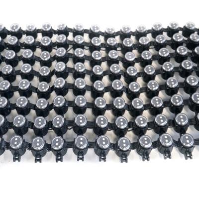China P55 Foldable Flexible LED Pixel Matrix Screen Transparent Mesh Wall 97.2W For Building for sale